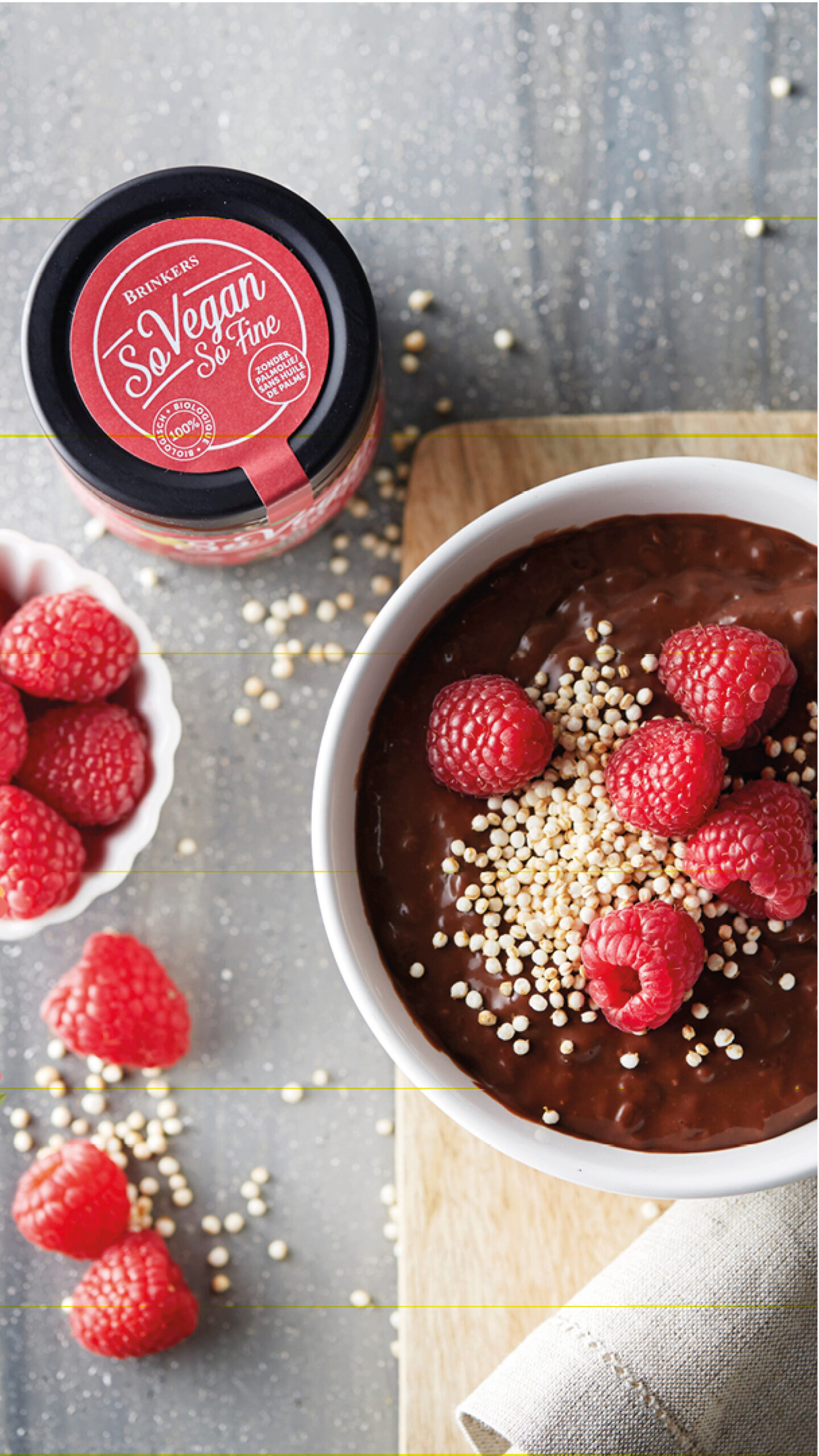 Chocolade lijnzaad vla - So Vegan So Fine